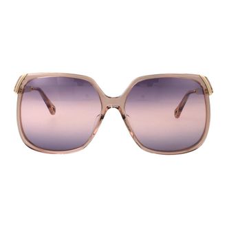 Chlo&eacute; Lunettes de soleil carr&eacute;es - Femme - Accessoires - Brun - Taille: 60 MM