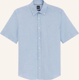 HUGO BOSS Hemd H-Liam-Bd-Sh-E-C-262 Regular Fit blau