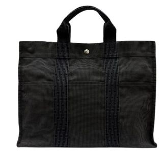 Herm&egrave;s Pre-owned Polyester sacs-main - Femme - Pre-owned - Gris - Taille: ONE Size