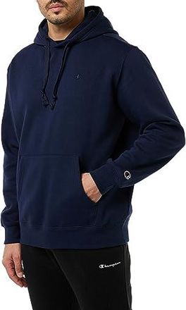 Champion Rochester 1919 Logo Heavy Powerblend Fleece Sweatshirt à Capuche, Blu Notte, S Homme