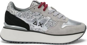 Sun 68 Femme, Chaussures, Gris, Taille: 40 EU Big Stargirl Glitter