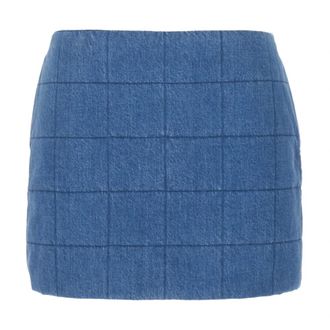Gucci Quilted Skirt - - Skirts - Damen - Blau - S