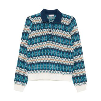 Liu Jo Sweater - Femme - Pulls - Bleu - Taille: 40 FR
