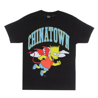 Market Devil Arc Tee the Simpsons Schwarz - - Tops - Herren - Schwarzk - M