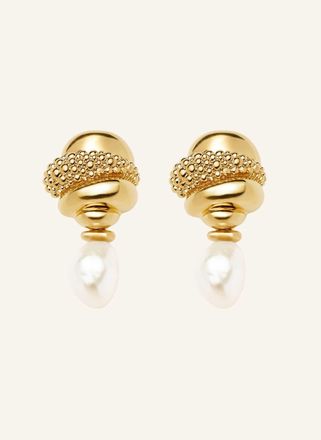Missoma Missoma Ohrh&auml;nger Pearl Baya Detachable Drop Earrings By Glambou gold