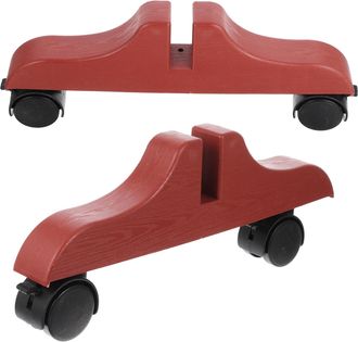 Soimiss Rollbare Trennwandbasis 2 Stück Verdickte Kunststoff Bildschirmfüße Mit Rädern Für Raumteiler Faltwände Und Paravents Im Haushalt Und Büro