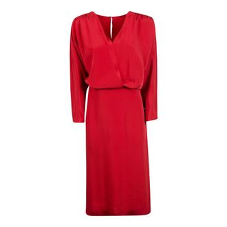 Alberta Ferretti 117C Abito Kleid - - Dresses - Damen - Rot - L