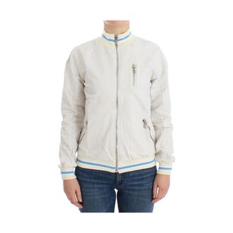 John Galliano Wei&szlig;e Strickjacke Eleganz - - Sweatshirts & Hoodies - Damen - Wei&szlig; - S