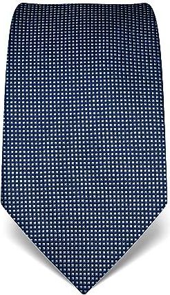 Vincenzo Boretti Cravate homme, pure soie, haute densité de tissage, anti-tâches, anti-salissures, hydrofuge, longue, accessoire pour la chemise et costume - motif à c