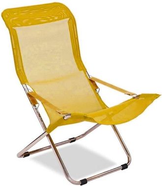 Fiam Fiam Fiesta Rahmen Aluminium und Texilene Farbe Gelb Curry Art. 027TXSE