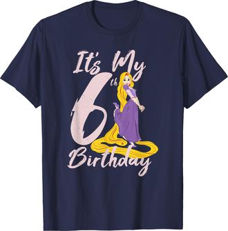 Disney Tangled Rapunzel Its My Sixth Birthday T-Shirt