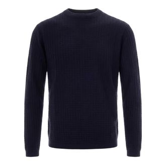 Emporio Armani Rundhals-Strickpullover - - Knitwear - Herren - Blau - M