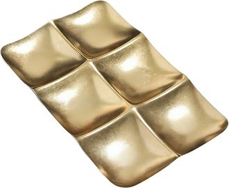 Generic Snackservice Platte | Tragbares Dekoratives | Servierplatten Mit F&auml;chern,f&uuml;r K&uuml;che Wohnzimmer Esstisch Teetisch Brot S&uuml;&szlig;igkeiten Festivals