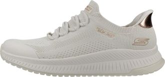 Skechers Femme, Chaussures, Blanc, Taille: 41 EU Bobs Squad 4 - Dire Step