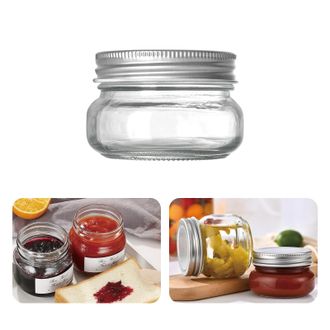 Generic Mason Jars Einmachgl&auml;ser mit breiter &Ouml;ffnung, luftdichten Deckeln, Einmachgl&auml;ser zum Fermentieren, Einlegen, Mahlzeitvorbereitung, Haferflocken und Ta