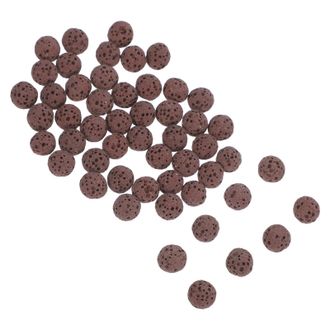 NUOBESTY 50 St&uuml;ck Vulkanstein Aquarienkies Por&ouml;se Braune Dekosteine f&uuml;r Aquarium Vase und Filtersubstrat Nat&uuml;rliche Filtersteine f&uuml;r Gesundes Fisch Aquarium