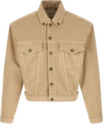 Entire studios Entire Studios, Homme, Vestes, Beige, Taille: XL Shrunken Denim Jacket