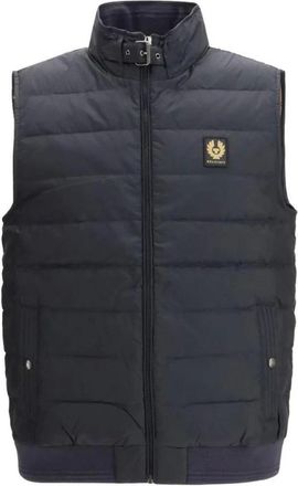 Belstaff Homme, Vestes, Bleu, Taille: XL Polyamide Vest