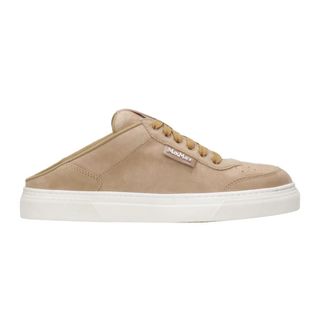Max Mara Sneakers aus Wildleder mit Schn&uuml;rmuster - - Shoes - Damen - Braun - 41 EU