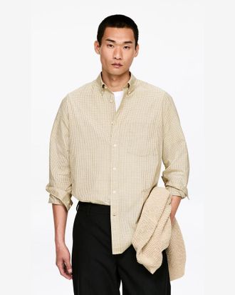 Arket Lockeres Pinpoint-Hemd -Gelb