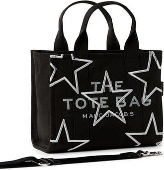 Marc Jacobs Sac cabas The Star Canvas Medium Tote Bag