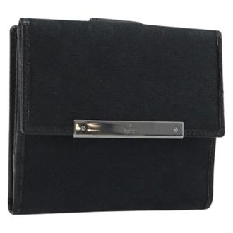 Gucci Portefeuille Bifold Pre-owned - Femme - Pre-owned - Noir - Taille: ONE Size
