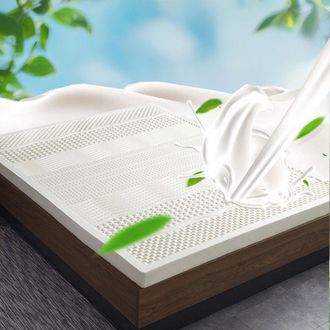 Generic 100% Naturlatex-Matratze, Kaltschaum mit Wabenbel&uuml;ftung,Bezug Abziehbar und Waschbar, F&uuml;r Schlafzimmer G&auml;stezimmer,140x200x10cm