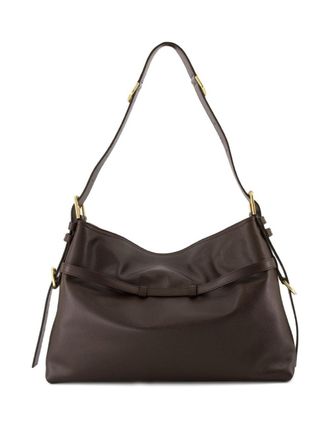Givenchy Womens Shoulder Bag Voyou Brown Calfskin
