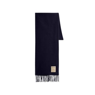 Woolrich Patch Schal - - Accessories - Herren - Blau - ONE SIZE