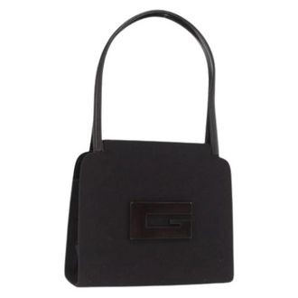 Gucci Pre-owned Vintage Canvas Hand Bag - - Pre-owned - Damen - Schwarzk - ONE SIZE