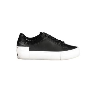 Calvin Klein Schwarze Leder Damen Sneaker