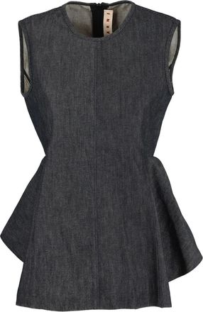 Marni chemise en jean - Bleu