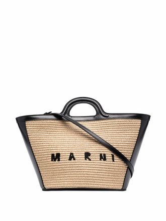 Marni Kleine Tropicalia Handtasche - Nude