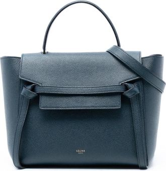 Celine Hobo Bags - Micro Grained Calfskin Belt Bag - Gr. unisize - in Blau - f&uuml;r Damen