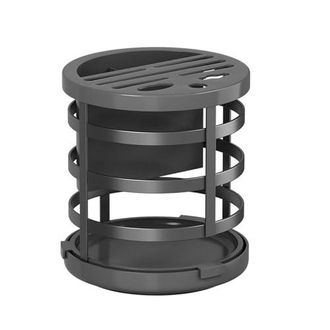 Generico Support de cutter de cuisine, support dorganisateur de cutter rotatif | Cutter Spoon Support de cuisine | Support dustensiles rotatifs portables étanc