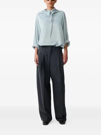 STUDIO NICHOLSON Womens Trousers Lira Grey