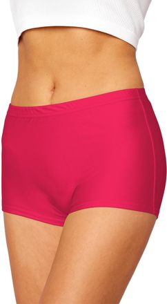 Merry Style Damen Badeshorts Bikinihose Bademode Badehose Bikini Unterteil Schwimmshorts L23L1 (Rosa (3260), 38)