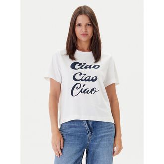 Vero Moda T-Shirt Sonna 10327143 Wei&szlig; Regular Fit