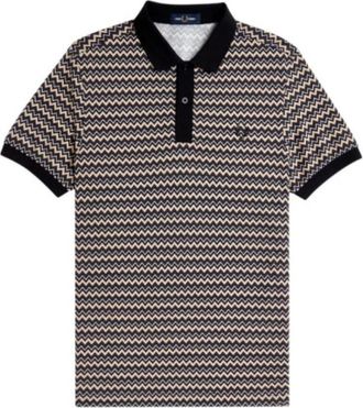 Fred Perry Homme, Tops, Multicolore, Taille: S Polo Chemises
