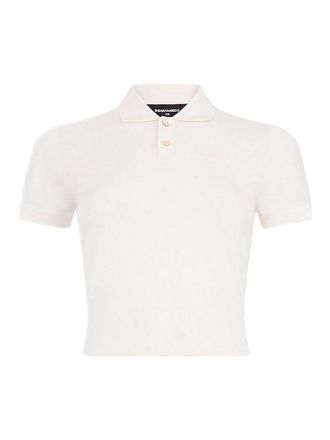 Dsquared2 Pull Col Rond - Blanc