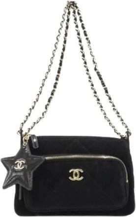 Chanel Sac bandouli&egrave;re vintage Pre-owned - Femme - Pre-owned - Noir - Taille: ONE Size