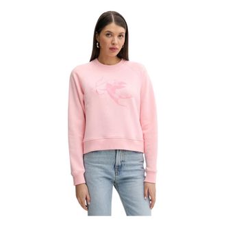 Fiorucci Cupid Print Slim Fit Sweatshirt - - Sweatshirts & Hoodies - Damen - Rosa - M