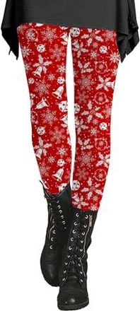Generico Legging femme élégant confortable 2024 leggings dhiver femme contenant, leggings amusants pour Noël, collants femme fantaisie chauds, leggings de Noël