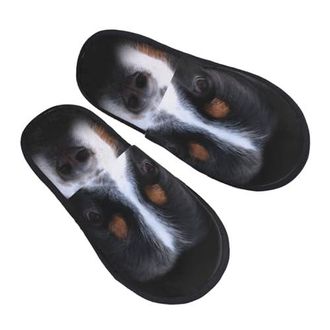 Generic Pantoufles DH&ocirc;tel Bouvier Bernois Lavables Pantoufles De Maison Chaud Hiver Chausson Pour Chambre Homme Spa M