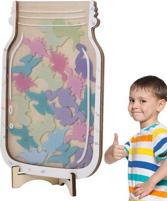 Generic Belohnung im Klassenglas, Kinderdosen | Stars & Dinosaurier Pinnwand Diagramm | Belohnung im 25er Glas | Positive Verhaltensdiagramm f&uuml;r Kinder, Tausc