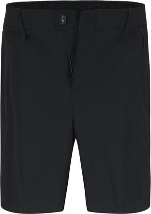 HUGO BOSS Herren Golfshorts schwarz Mikrofaser