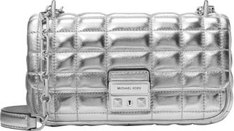 Michael Kors SM Conv Chain Shldr, Hand Bag Women, Argent, Taille Unique