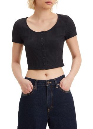 Levi's Womens SS Rach Sweater, Caviar, XXS