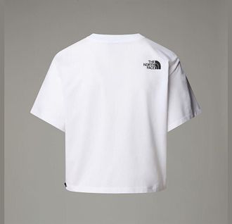 The North Face Kurzarmshirt W S/S EASY RELAXED CROPPED TEE TNF White