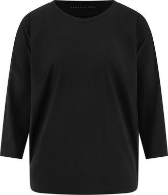 Raffaello Rossi Rundhals-Shirt 3/4-Arm Raffaello Rossi schwarz